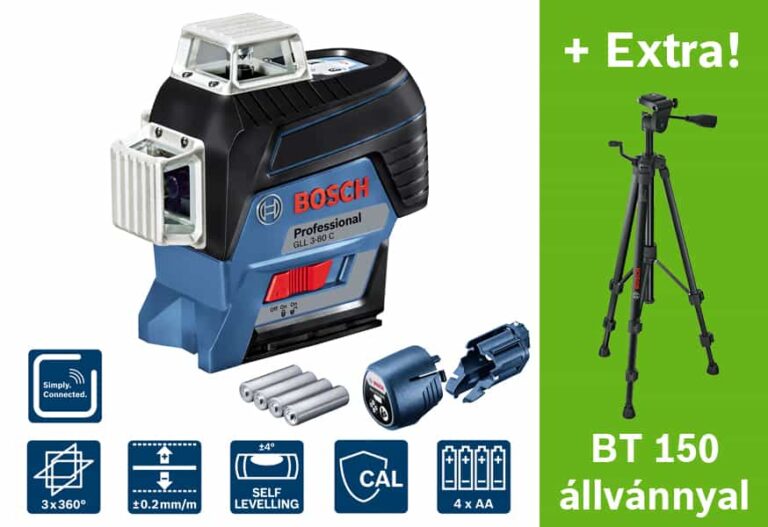 A Bosch lézer szintező speciális védőrendszere - Jazz Steps